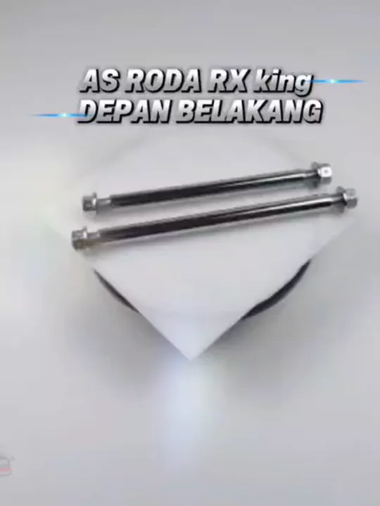 As Roda RX KING Depan Arem Standar Belakang Mur Stainless CNC Set Ass ...
