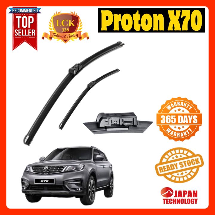 PROTON X70 WIPER OEM SET PREMIUM RUBBER SUPER SILLENT (READY STOCK ...