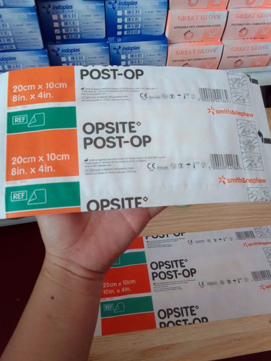 Opsite Post-Op 20cm x 10cm waterproof dressing (1pc) | Lazada PH
