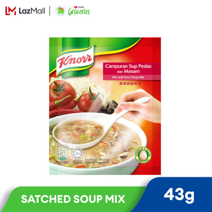 Knorr Sachet Hot & Sour Soup Mix 43g | Lazada
