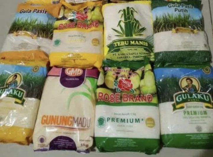 GULA PASIR PREMIUM 1 KG / GULA PASIR ROSE BRAND PREMIUM 1 KG / GULA PASIR GUNUNG MADU PREMIUM 1 ...