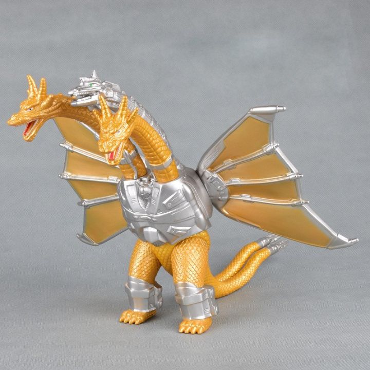 Fastshipment 19CM Mecha Ghidorah Gold King of The Rodan Mothra 3 Heads ...