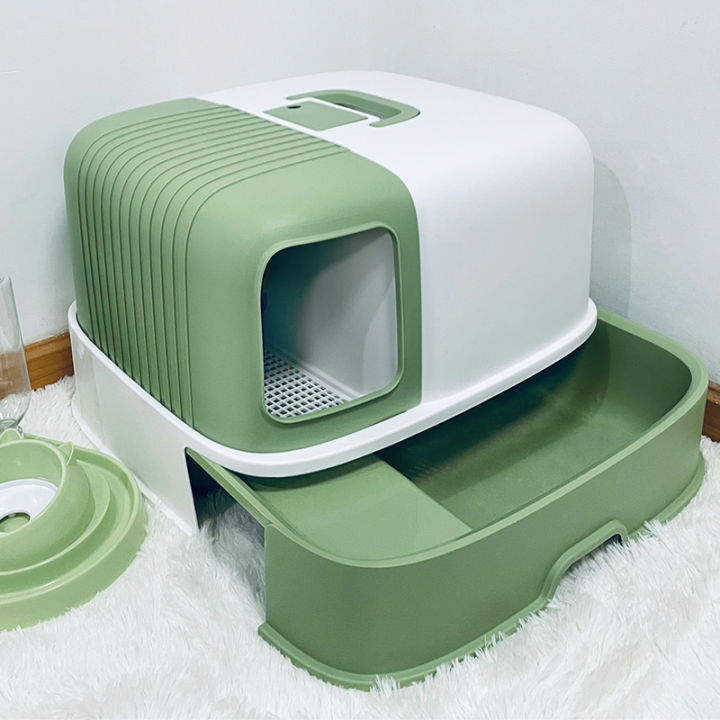 Litter Box Fully Enclosed Oversized Corridor Type Cat Supplies Cat ...