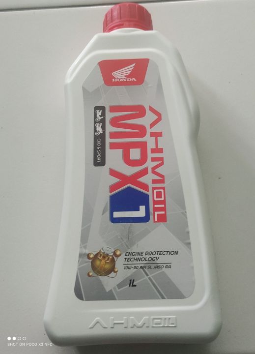 MPX 1 AHM OIL MPX1 1LITER OLI MOTOR HONDA SPORT KOPLINGAN PROMO MURAH ORIGINAL | Lazada Indonesia