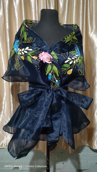 Filipiniana Wrap Around Panuelo Alampay | Lazada PH