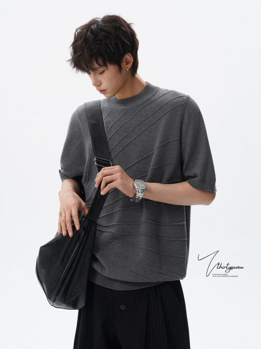 V37 | American Design Lofty Yarn Blend T-Shirt | Lazada