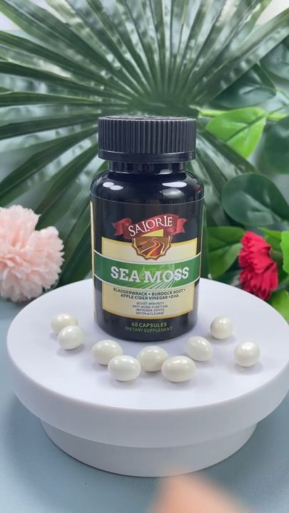 Organic Sea Moss Capsules Seaweed Supplement For Improve Immune, Boost ...