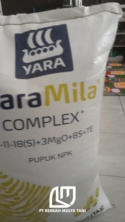 Pupuk Npk Yaramila Complex 1 Kg Repack / Yara Mila Komplek 500 Gram ...
