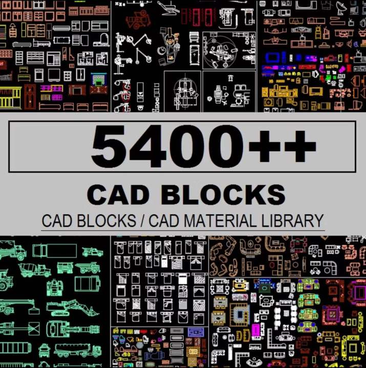 Autodesk | AutoCad 2024-2099 | 5400++ CAD BLOCK MATERIALS for ...