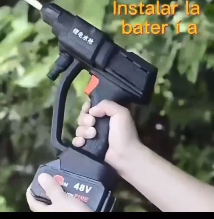 Tgg Pressure Washer 48v 2 Batteries Portable Car Machine Set Cordless