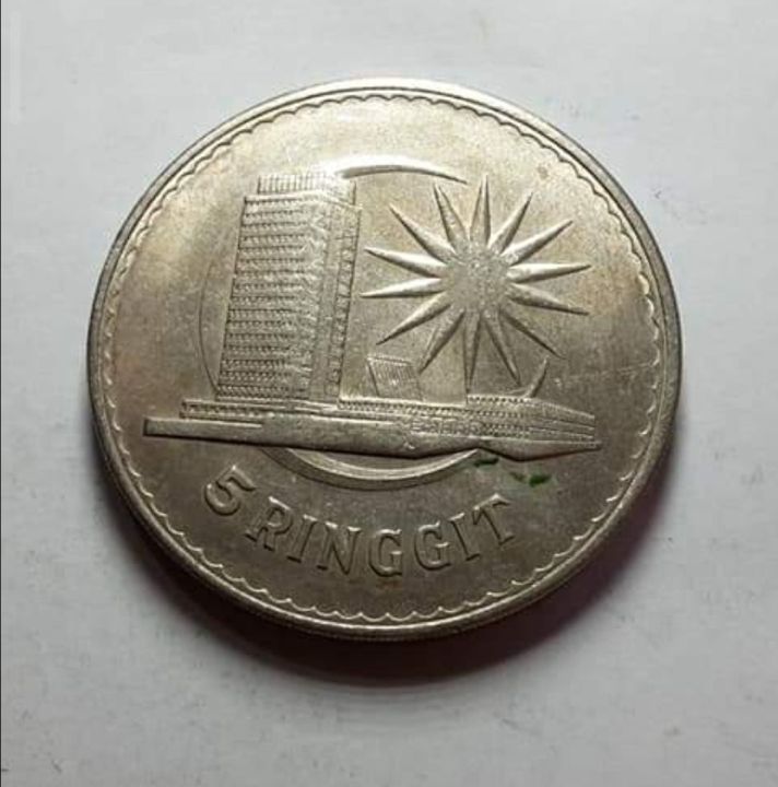 DUIT SYILING LAMA $5 RINGGIT 1971 TUNKU ABDUL RAHMAN TAHUN RARE ...