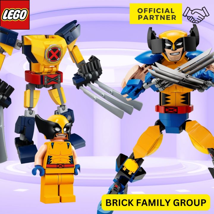 Special Bundle Set : Lego 76257 + Lego 76202 Wolverine Construction ...