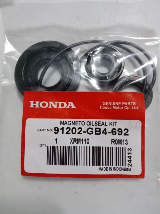 Honda genuine magneto oil seal kit (XRM110/c100/Dream)1set | Lazada PH