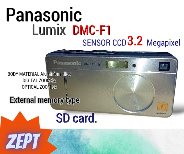 กล้องดิจิตอลPanasonic Lumix DMC-F1(used/มือ2]) | Lazada.co.th