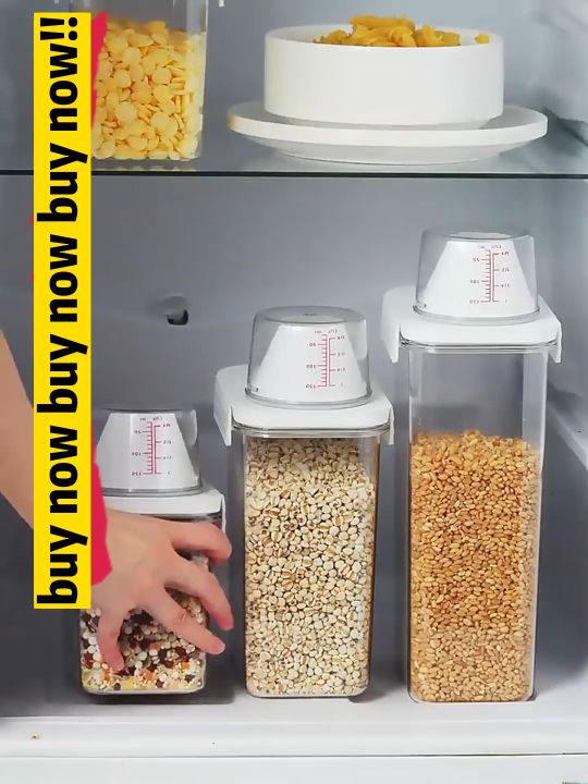 Viva Home Airtight Storage Box Container BPA Free Plastic Dry Food ...