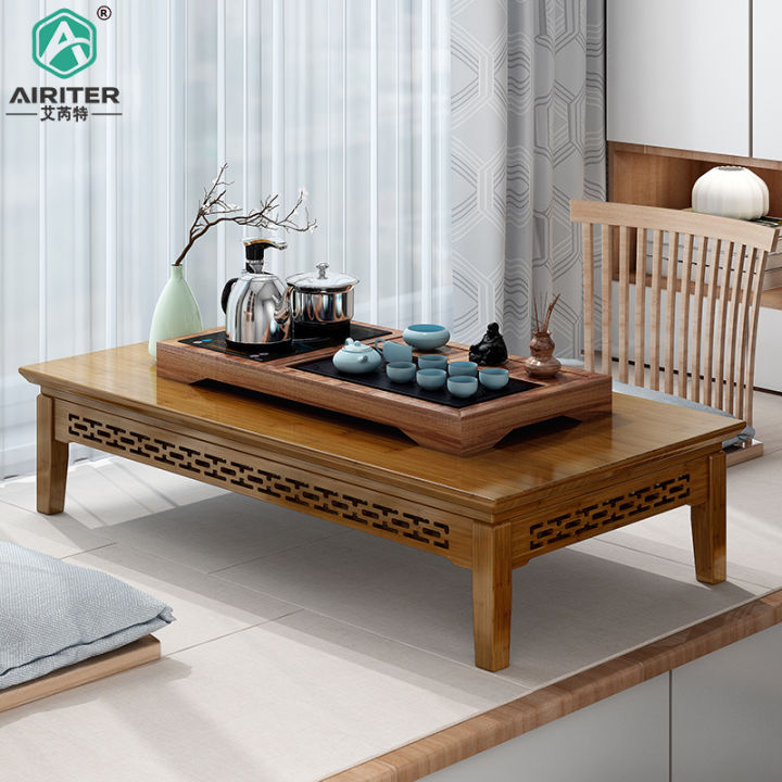 Japanese Style Kang Table Bay Window Small Coffee Table Solid Wood ...