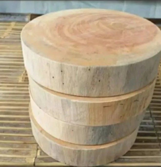 talanan bulat/talanan daging/talanan kayu tekam diameter 15,cm /20,cm ...