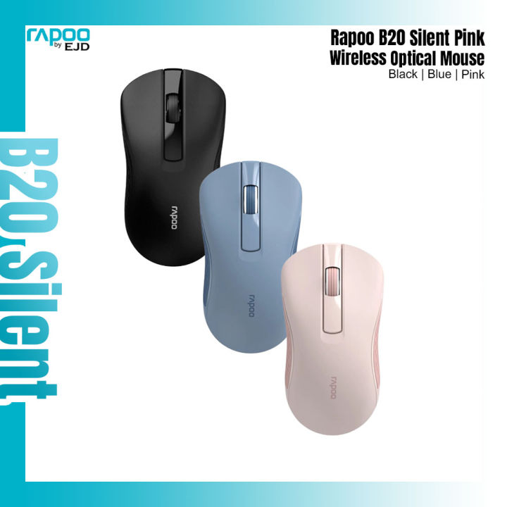 Rapoo B20 Silent Wireless Optical Mouse | Rapoo by EJD | Lazada PH