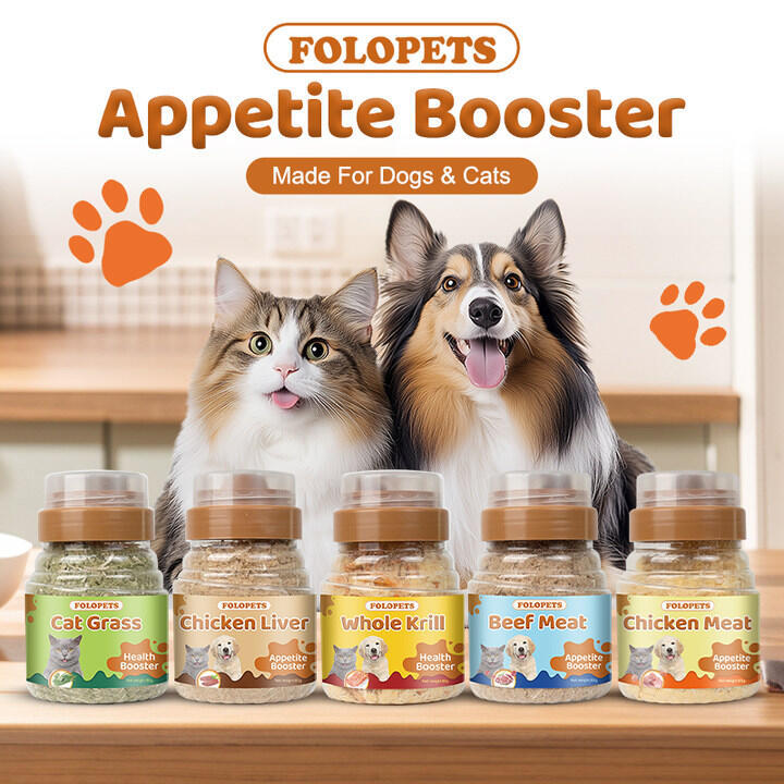 FOLOPETS Pet Appetite Booster for Cat and Dog Food Toppers for Picky ...