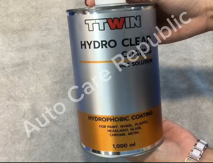 TTWIN HYDRO CLEAR COATING Sio2 ผลิตภัณฑ์เคลือบสีรถและเพิ่มชั้นฟิล์ม ...