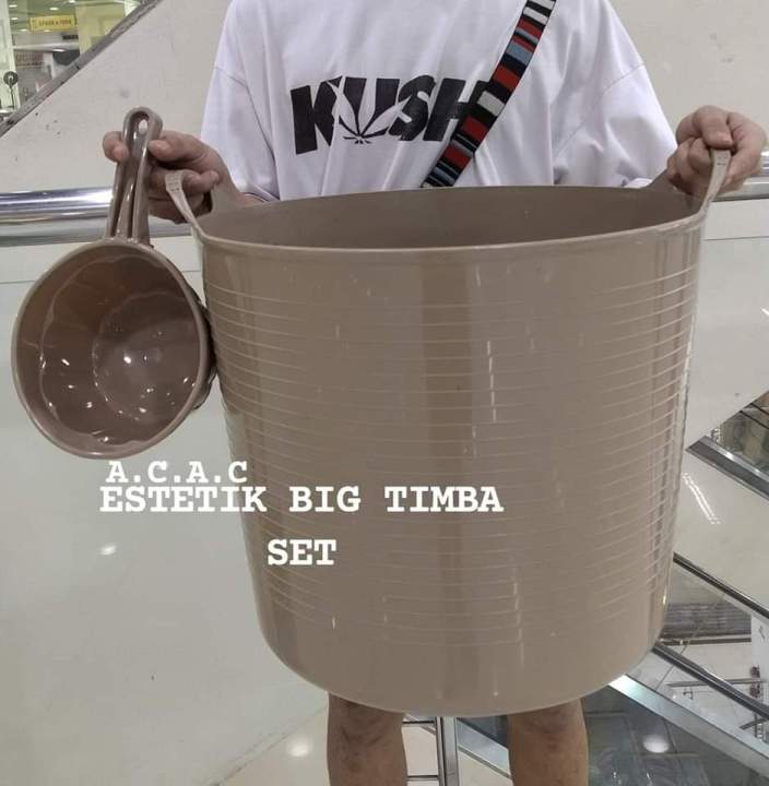 BIG PAIL WITH DIPPER 60 LITERS GIANT TIMBA TABO SET | Lazada PH