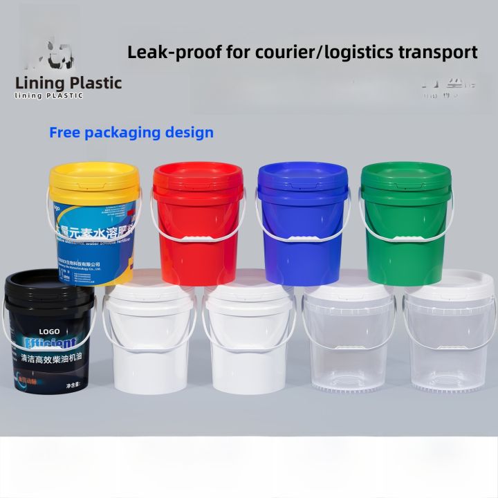 Food Grade Plastic Sealed Barrel 20L Large Bucket 18L Water Bucket 50kg ...