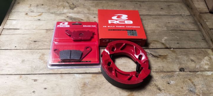 RCB BRAKE SHOE AND BRAKE PAD AEROX V1 V2/MIO I125/MIO SOUL I125/SIGHT ...