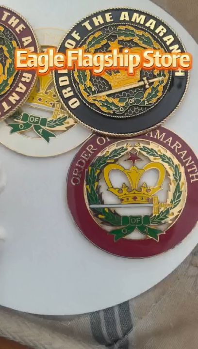 3inch High Quality 3D Metal ORDER OF THE AMARANTH Emblem OOTA Logo ...