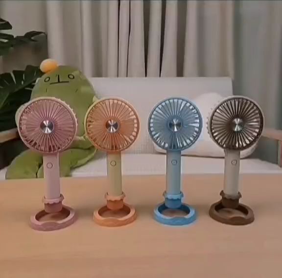 TTC#Mini Fan USB Rechargeable Mini Fan Adjustable Cooling Fan Handheld ...