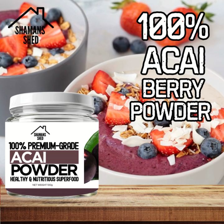 Acai Powder - ผงอะซาอิเบอร์รี่ - ซูเปอร์ฟู้ดที่อุดมด้วยสารอาหาร - ผงอะ ...