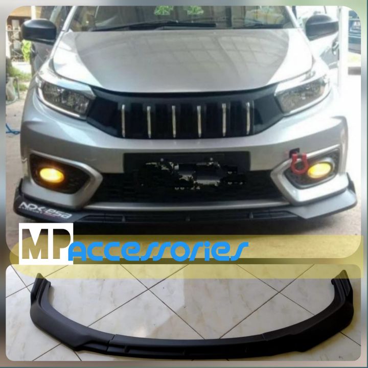 front lips winglet Bodykit khusus honda brio tahun 2016-2020 Berbahan dasar Fiberglass ...