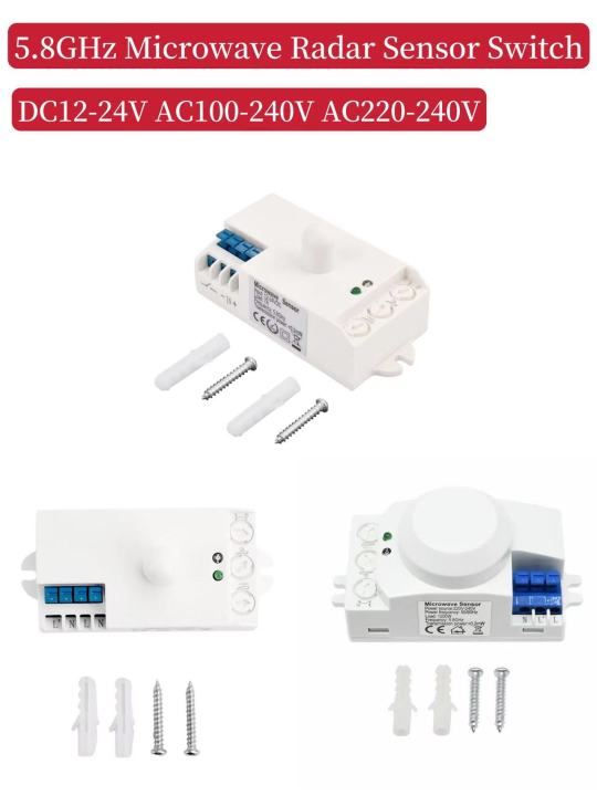 Indoor best quality microwave radar sensor light switch human movement ...