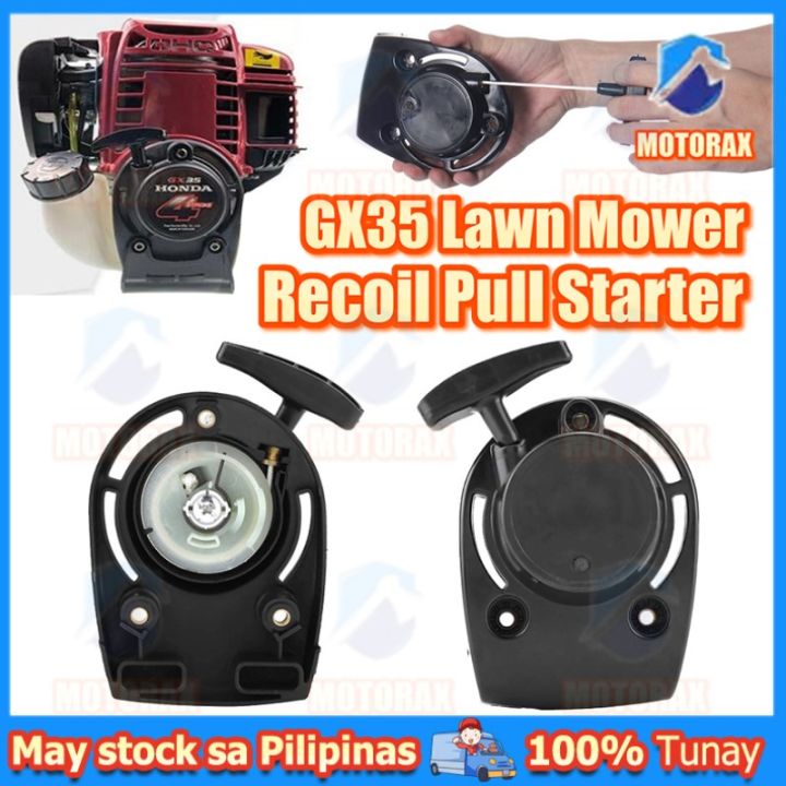 🇵🇭 Universal Recoil Pull Starter For 4-stroke Brush Cutter Engine GX35 ...