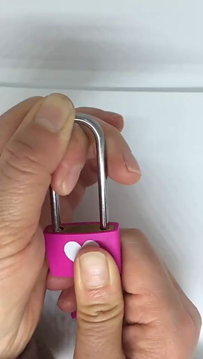 Padlock Travel Couple Lock Locker ABS Copper Long Beam Security Tool ...