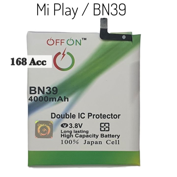 Offon Double Power Baterai Batre Xiaomi Mi Play BN39 Battery | Lazada ...