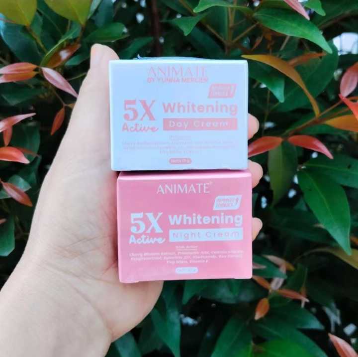 Paket Animate whitening Day cream 10 gr +whitening Night cream 10 gr ...