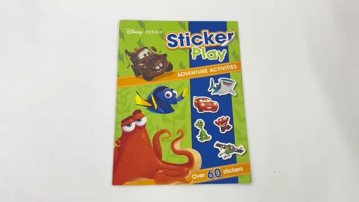 Disney Pixar Sticker Play Adventure Activities Book with Stickers ...