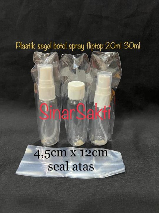 Plastik segel untuk botol Spray Fliptop 20 ml 30 ml seal atas (isi 50) | Lazada Indonesia