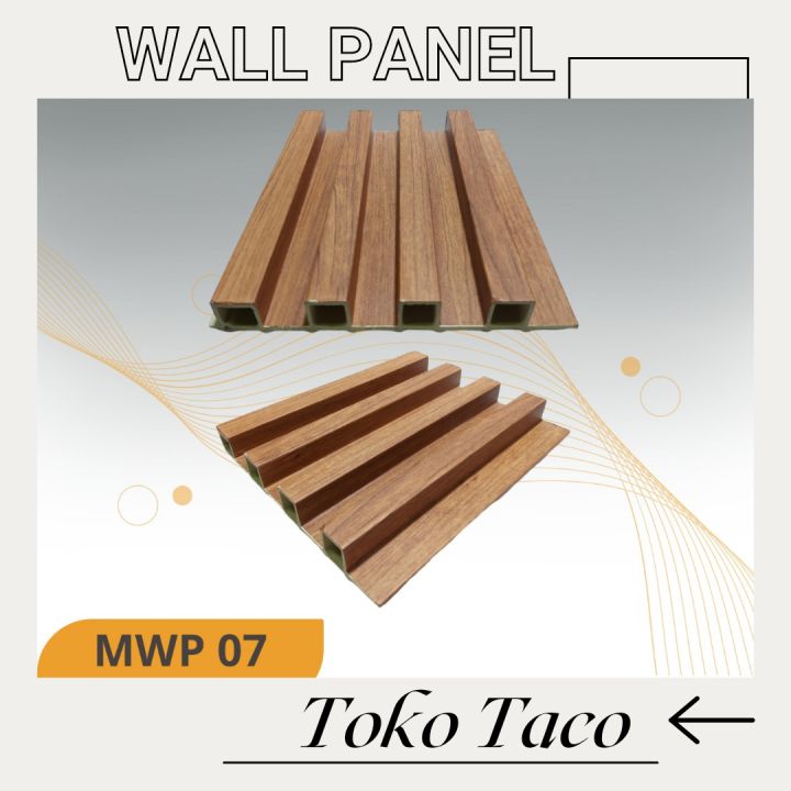 MWP-07 wall panel partisi dinding motif kayu lebar 15cm/lembar | Lazada Indonesia