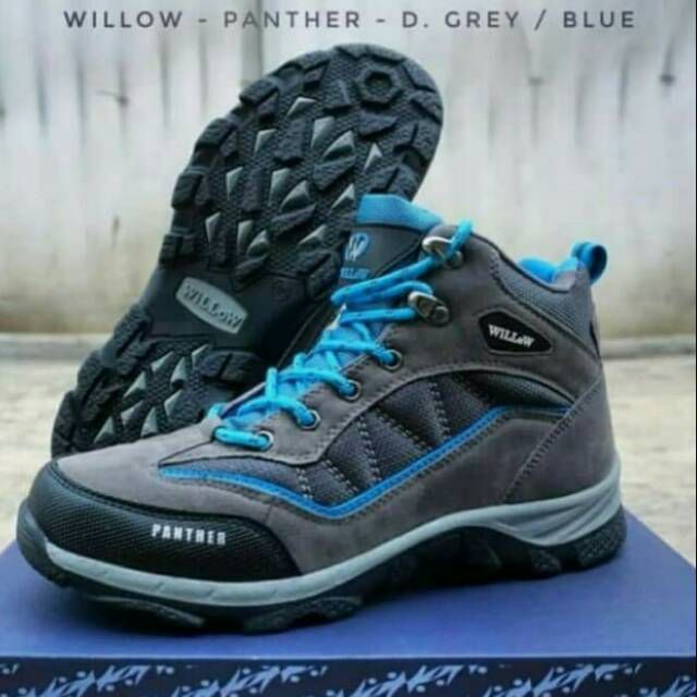 Sepatu willow panther grey bluewillow sepatu gunung panther grey blue ...