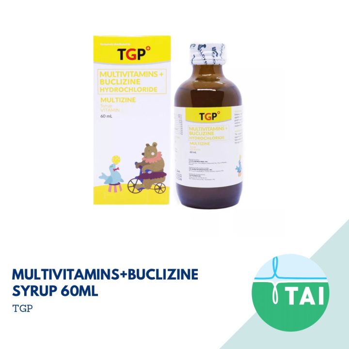 Multivitamins and Buclizine Syrup 120ml | Lazada PH