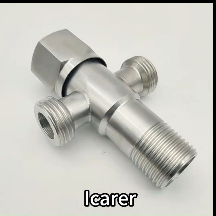 SUS304 Stainless Steel 2 Way Angle Valve 90 Degree Toilet Faucet Angle ... SUS304 Stainless Steel 2 Way Angle Valve 90 Degree Toilet Faucet Angle ...
