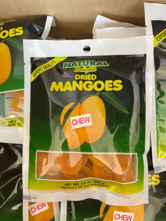 Natural Delights Dried Mangoes 100 grams in Cebu | Lazada PH