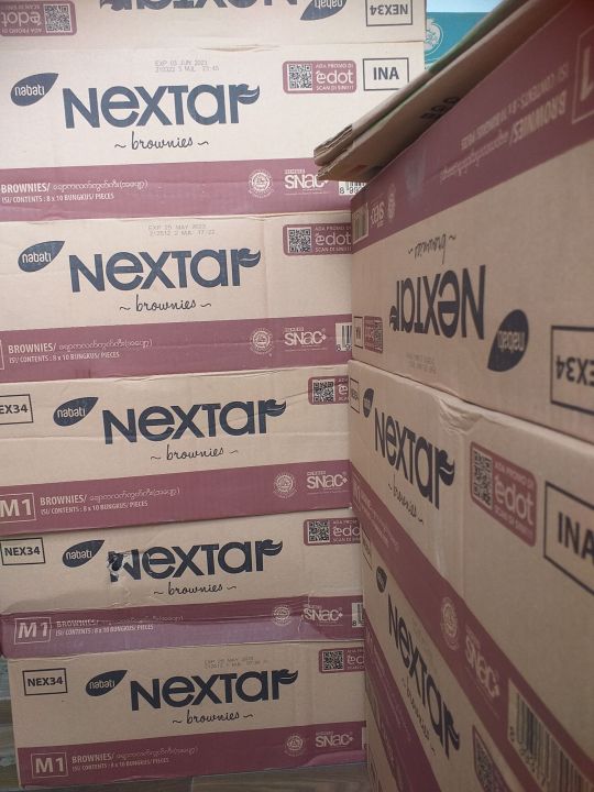 NEXTAR COKLAT 1 DUS ISI 8 BOX BROWNIS NABATI | Lazada Indonesia