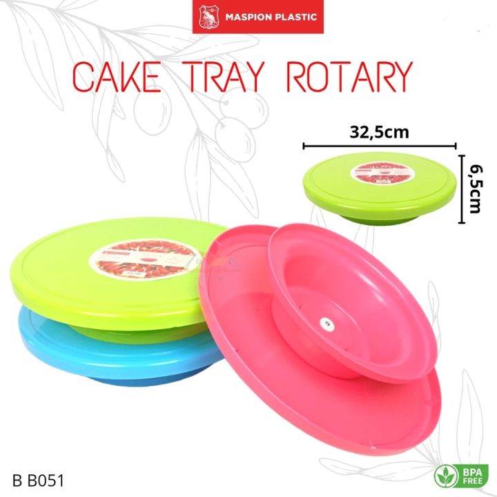cake tray rotary meja putar kue cake maspion | Lazada Indonesia
