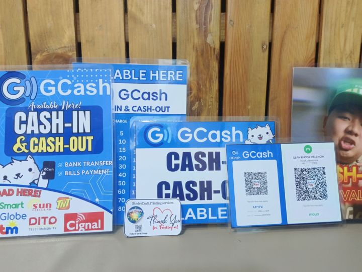 GCASH SIGNAGE/ BUSINESS SIGNAGE LAMINATED | Lazada PH