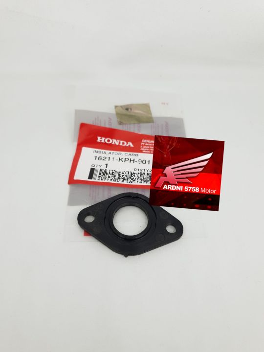 INSULATOR CARB BONIT FIBER INTAKE MANIFOLD PACKING KARBURATOR KARISMA SUPRA X 125 KIRANA ...