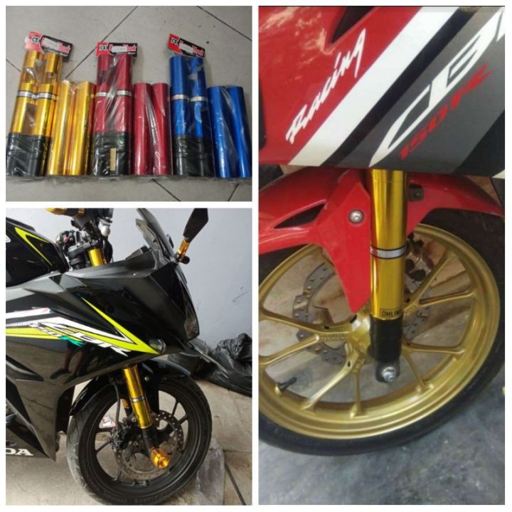 Cover Shock CBR150R New model atas bawah pelindung shock breaker CBR ...