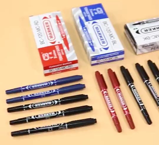 10 PCS Double Sided Permanent Markers Pens Manga Waterproof Colored ...