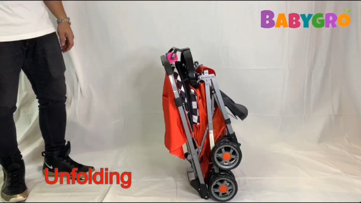 BabyGro 2-way Stroller w/ reversible handle and mosquito net (Virgil ...